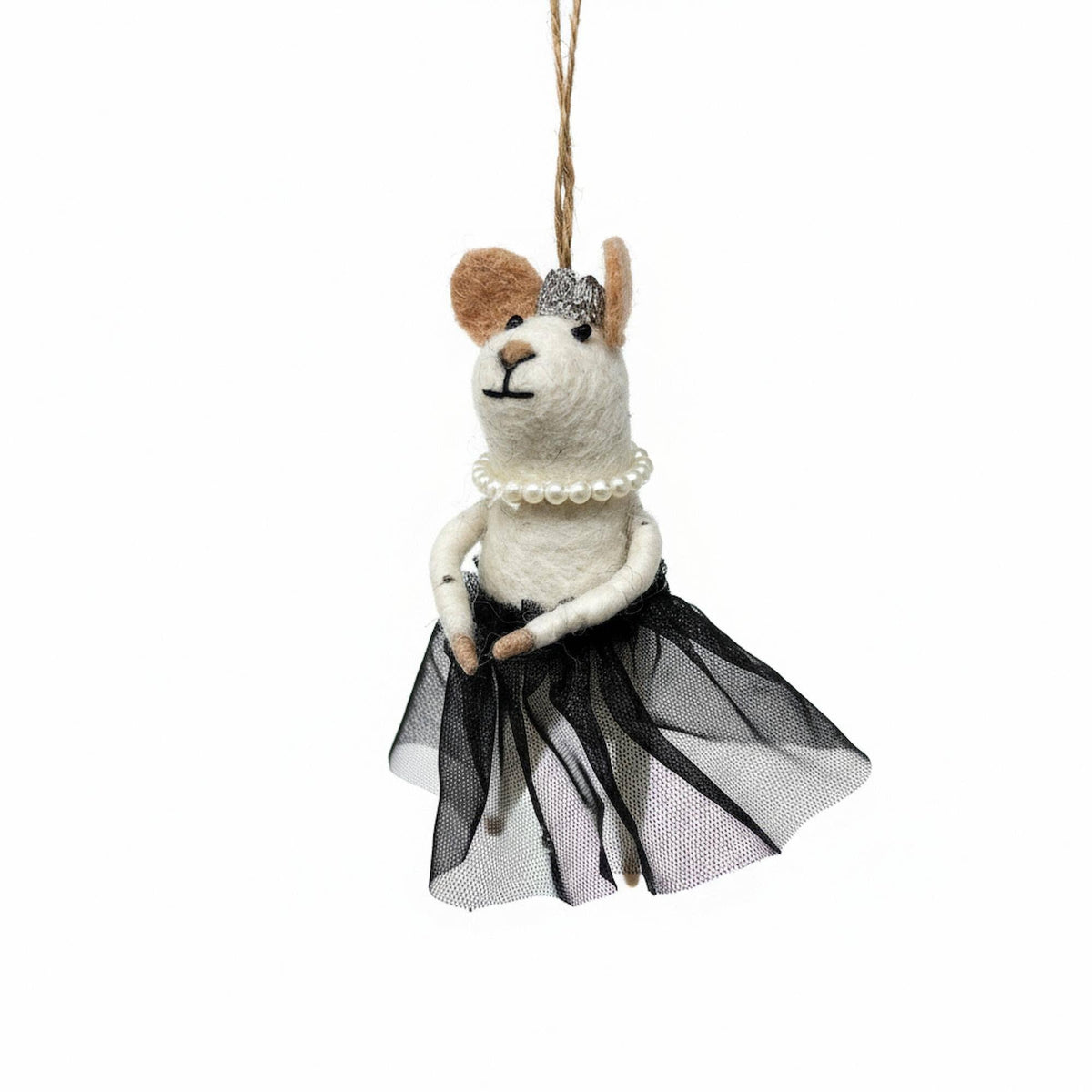 Global Crafts - Red Carpet Queen Mouse Felt Ornament – CJ Gift Shoppe